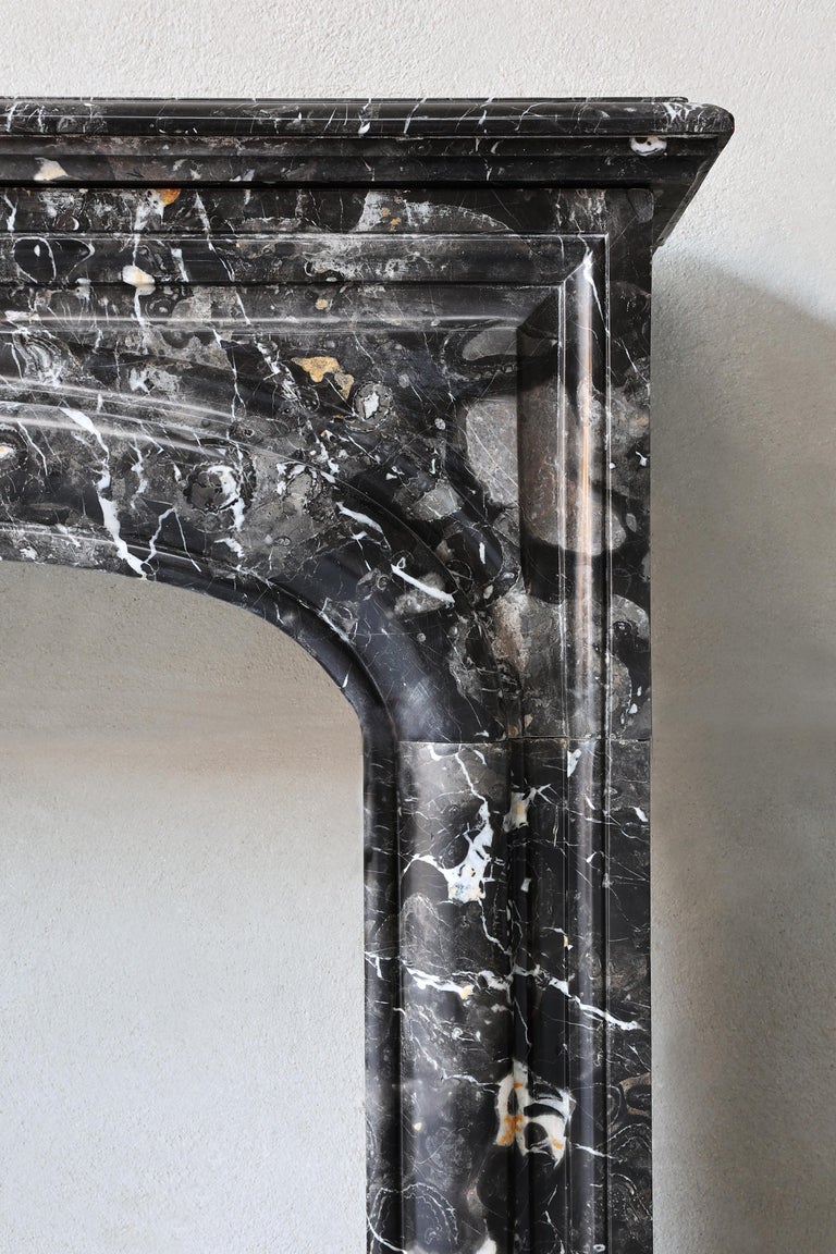 19th century mantle surround of Saint Anna marble in style of Louis XIV ...