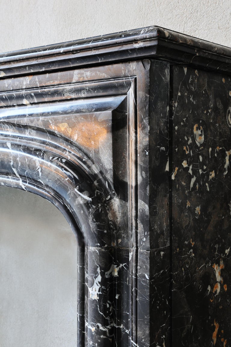 19th century mantle surround of Saint Anna marble in style of Louis XIV ...