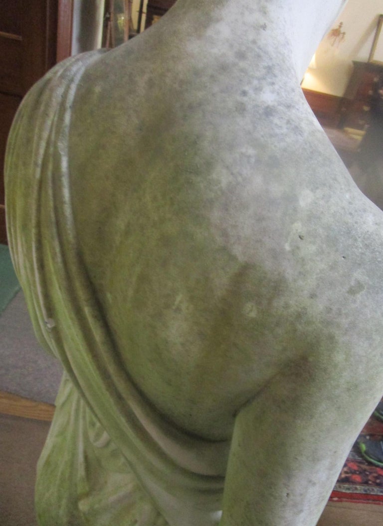 19th Century Marble Garden Statue Hebe Life Size Greek Goddess of Youth ...