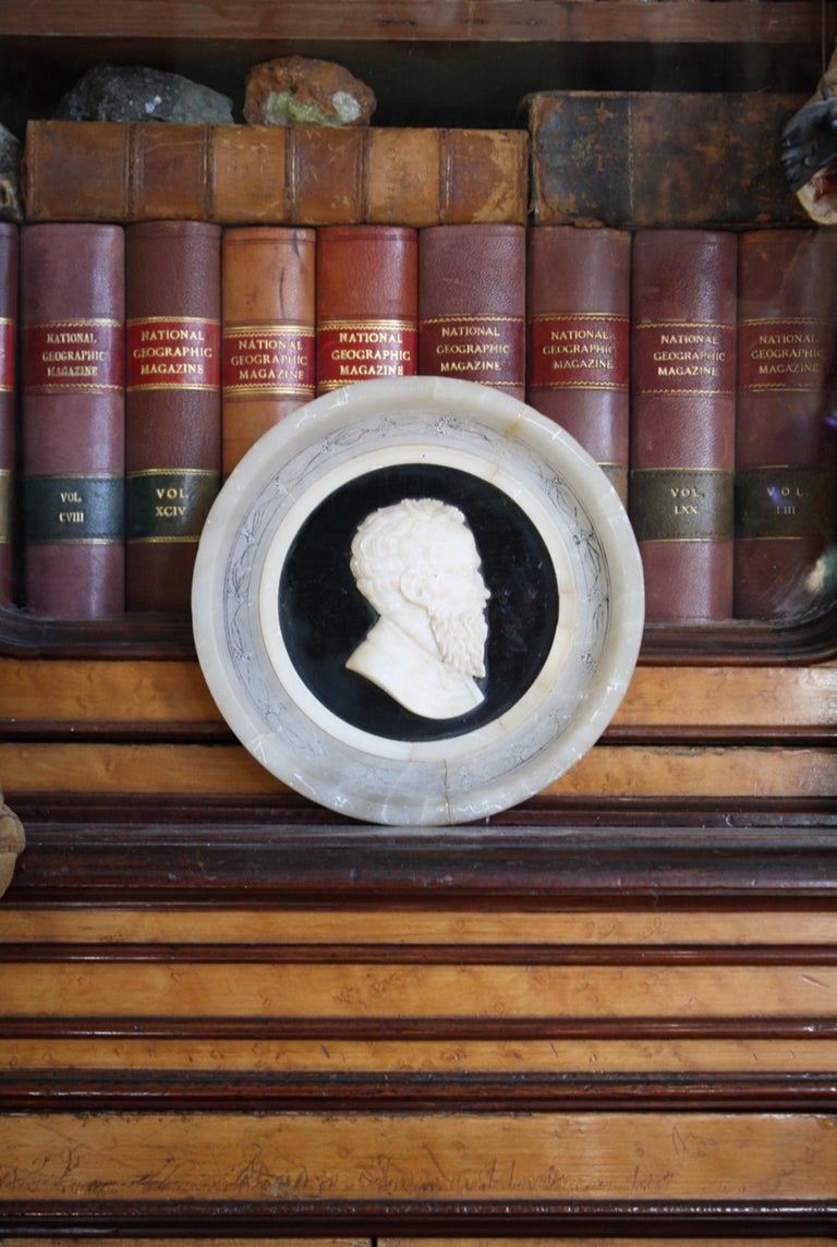 19th Century Marble Profile Roundel/Plaque Grand Tour Alabaster For ...