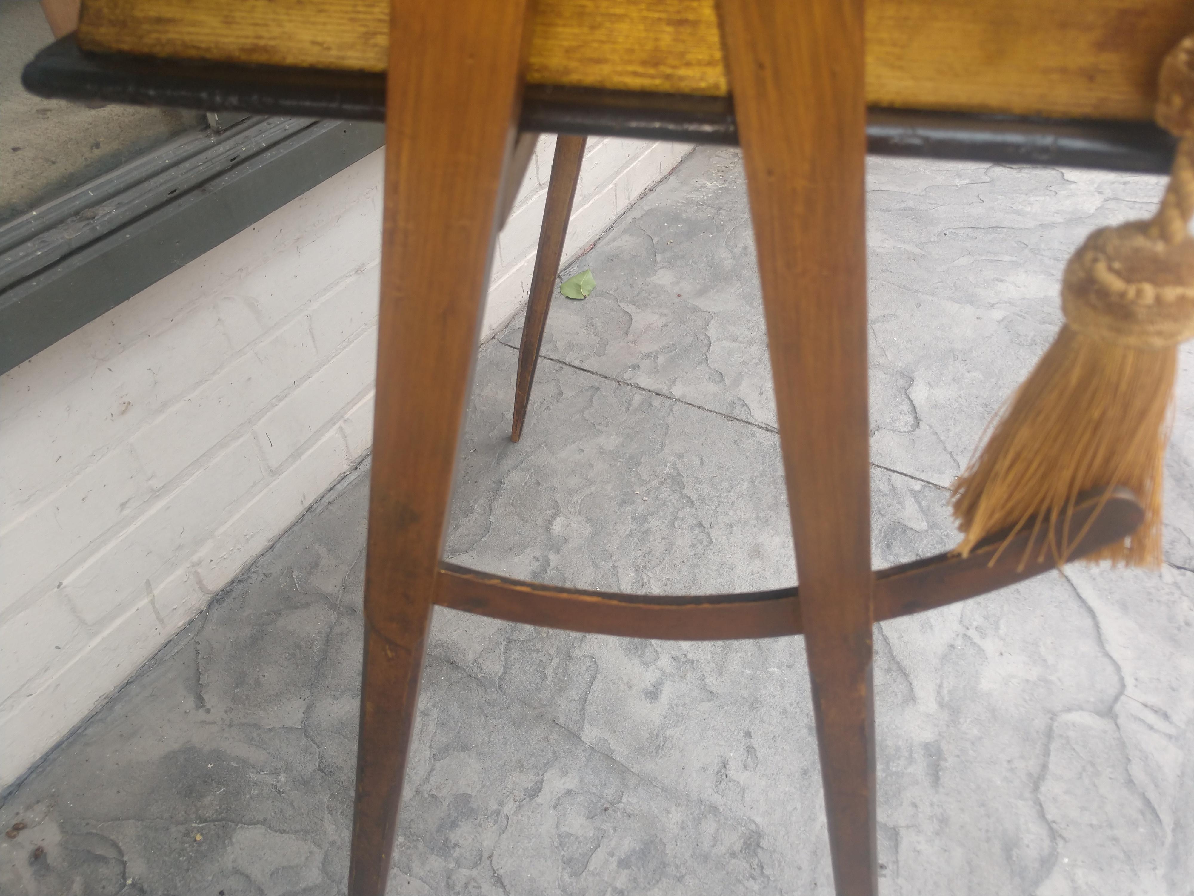 19th Century Masonic Table with Leather Book Compartment Flip Lid ...