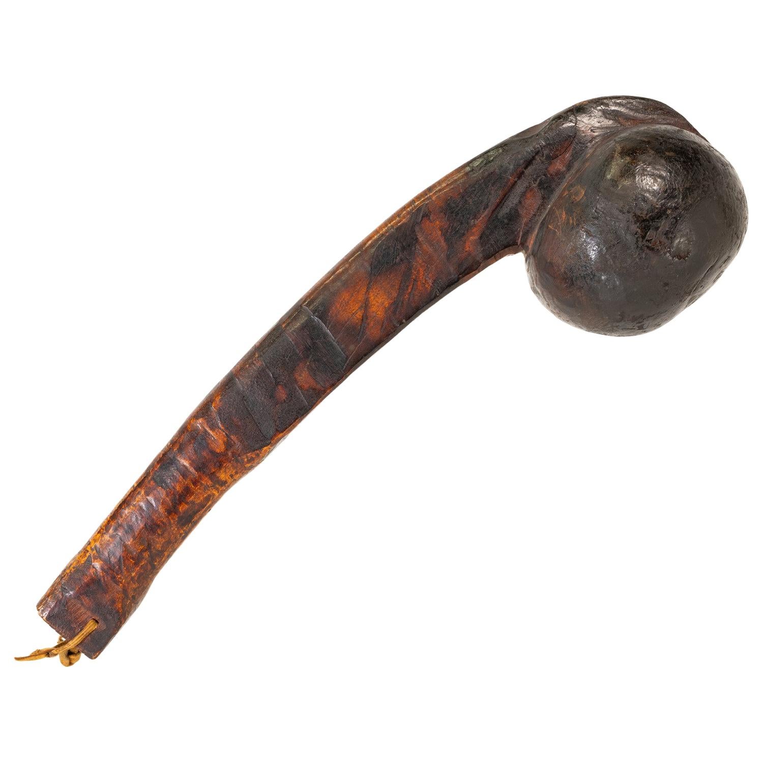 19th Century Eastern Ball Headed War Club For Sale at 1stDibs