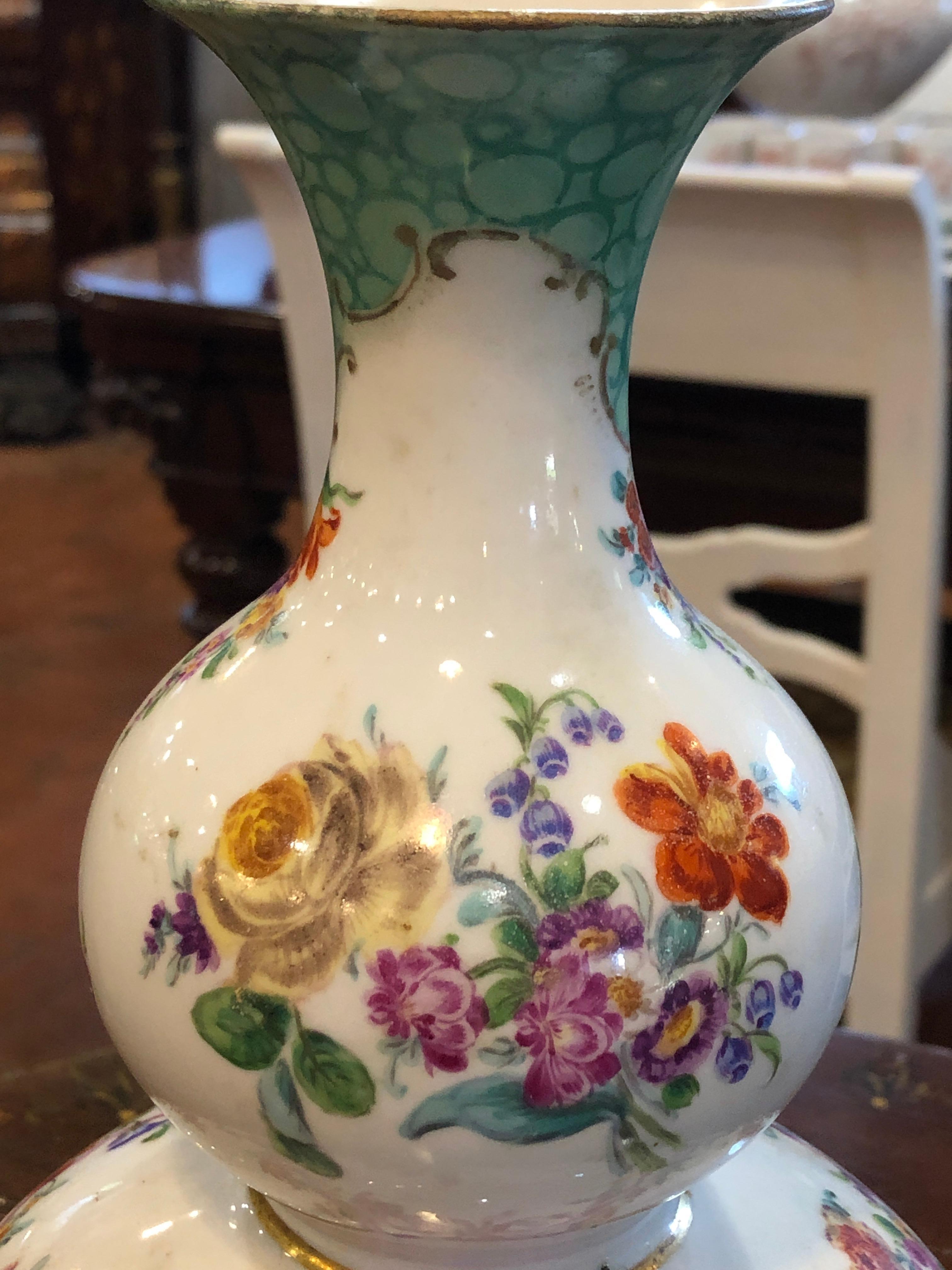 19th Century Meissen Augusto Rex Porcelain Vase Hand Painted, 1860s at ...