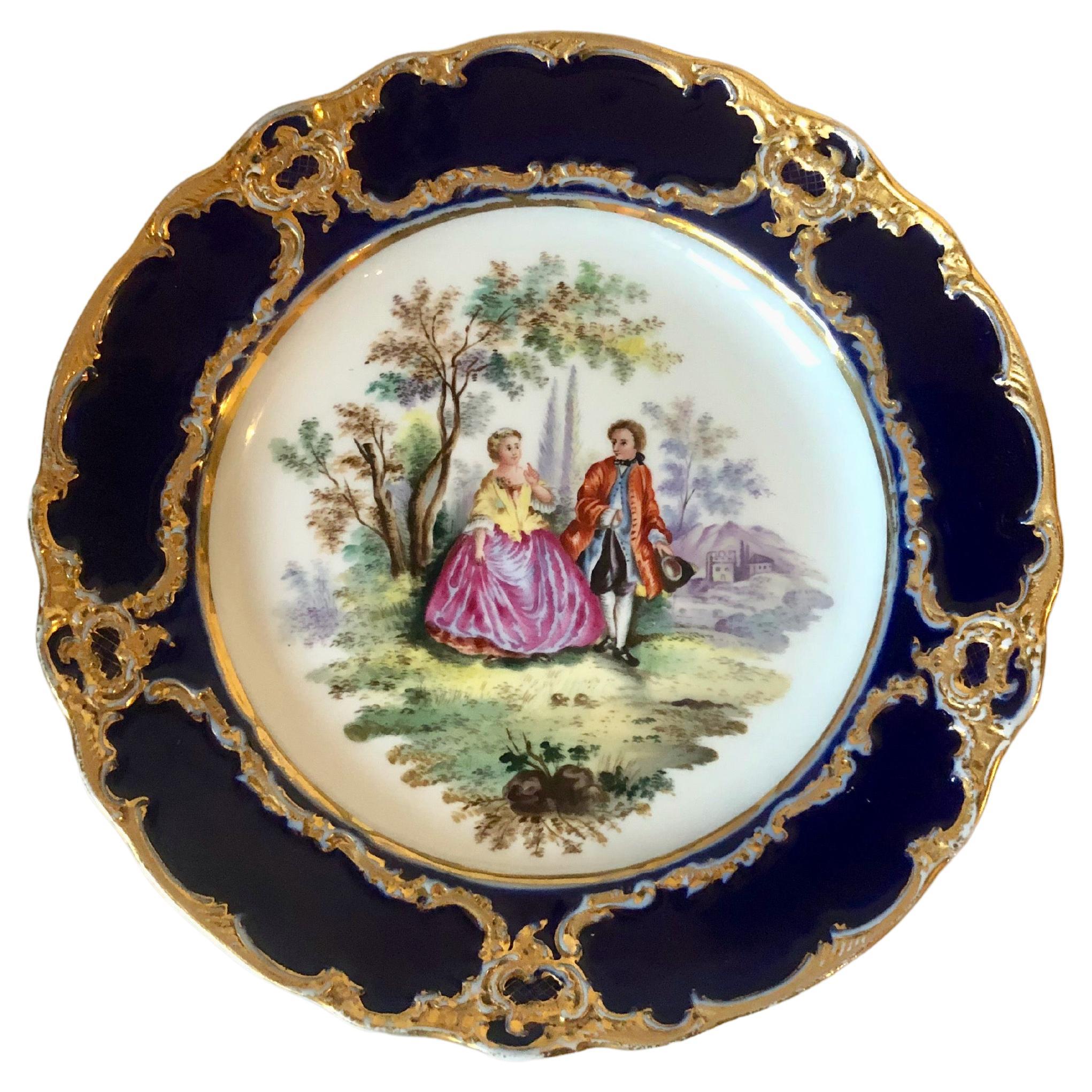 19th Century Meissen Plate, Germany at 1stDibs