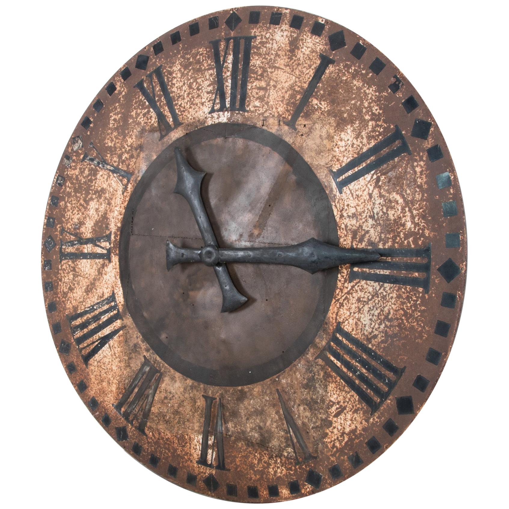 19th Century Metal Clocktower Face at 1stDibs