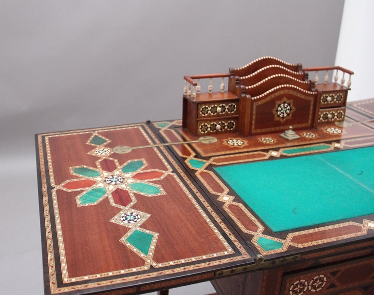 19th Century Metamorphic Syrian Writing Table For Sale at 1stDibs