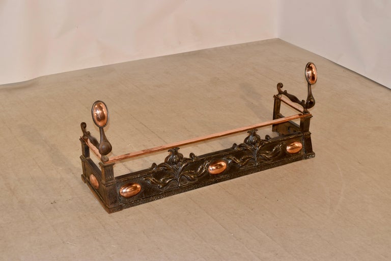 19th Century Mixed Metal Fire Fender at 1stDibs