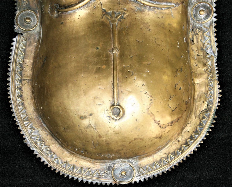 19th Century Museum Quality Bronze Bhuta Woman's Body Mask from ...