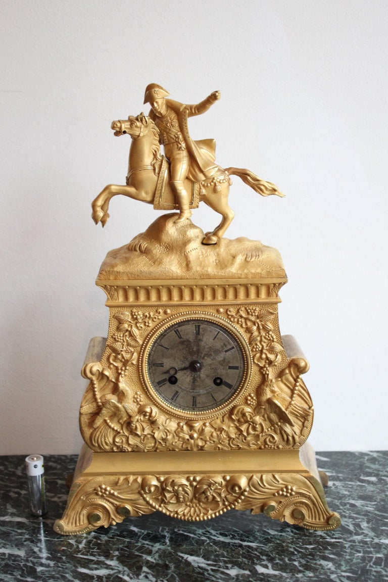 19th Century Napoleon Clock For Sale at 1stDibs