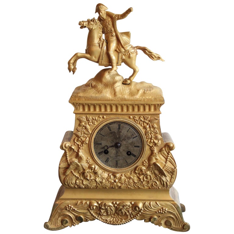 19th Century Napoleon Clock For Sale at 1stDibs