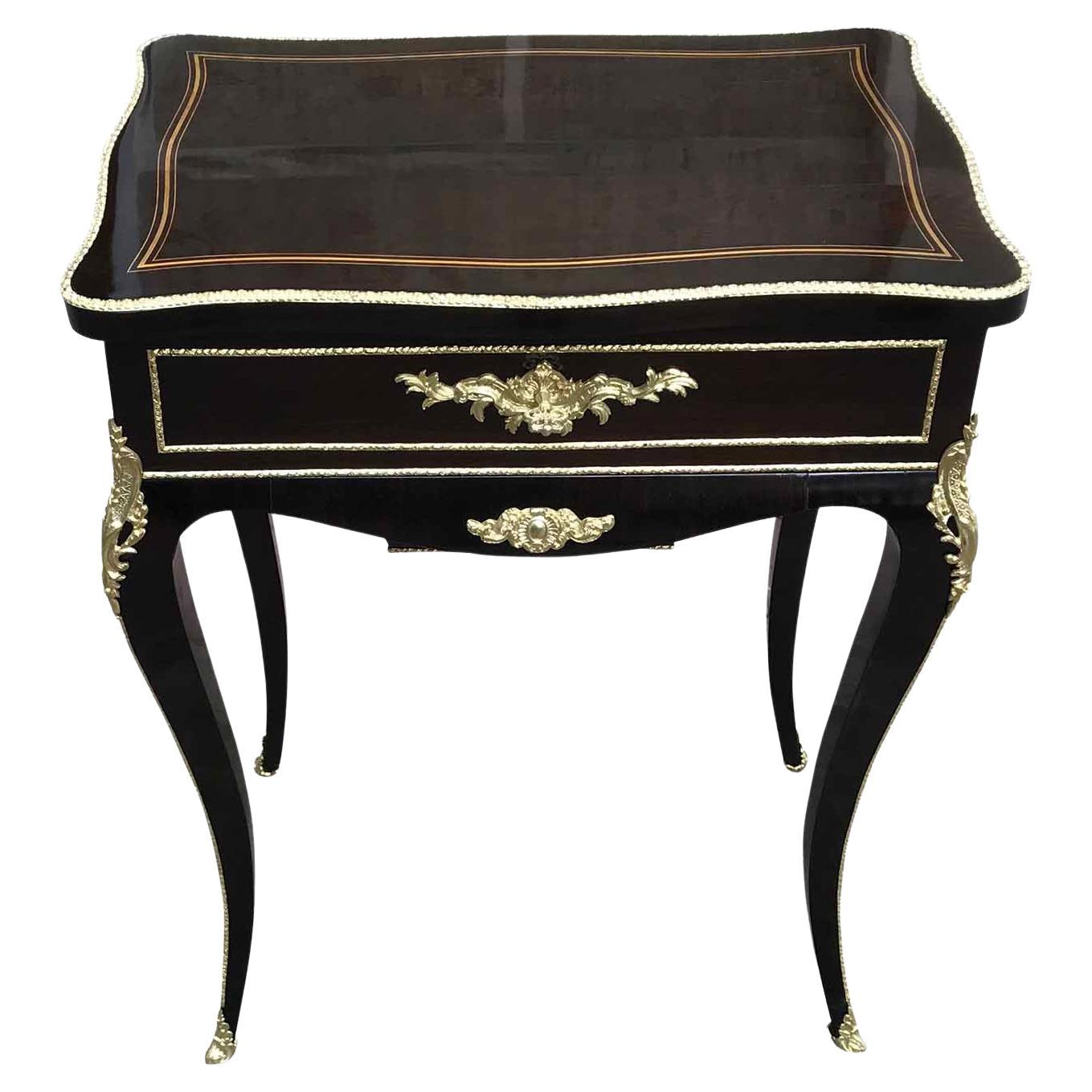 French 19th Century Louis XV Style Napoleon III Period Exotic Wood ...