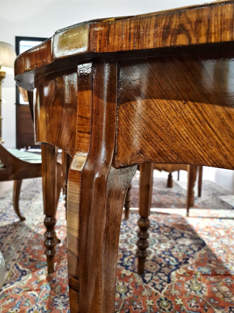 19th Century Napoleon III Walnut Root French Tea Table Restored LAST ...