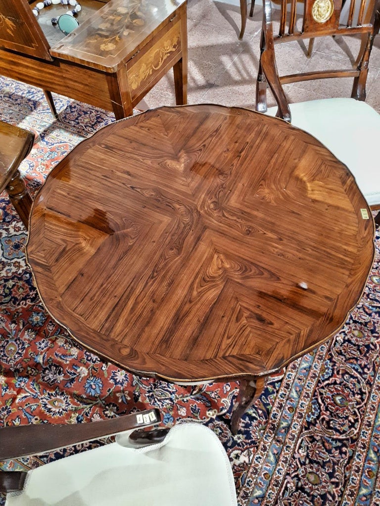 19th Century Napoleon III Walnut Root French Tea Table Restored LAST ...