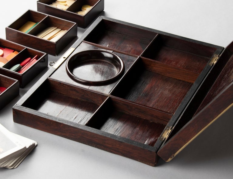19th Century Napoleon III Game Box For Sale at 1stDibs