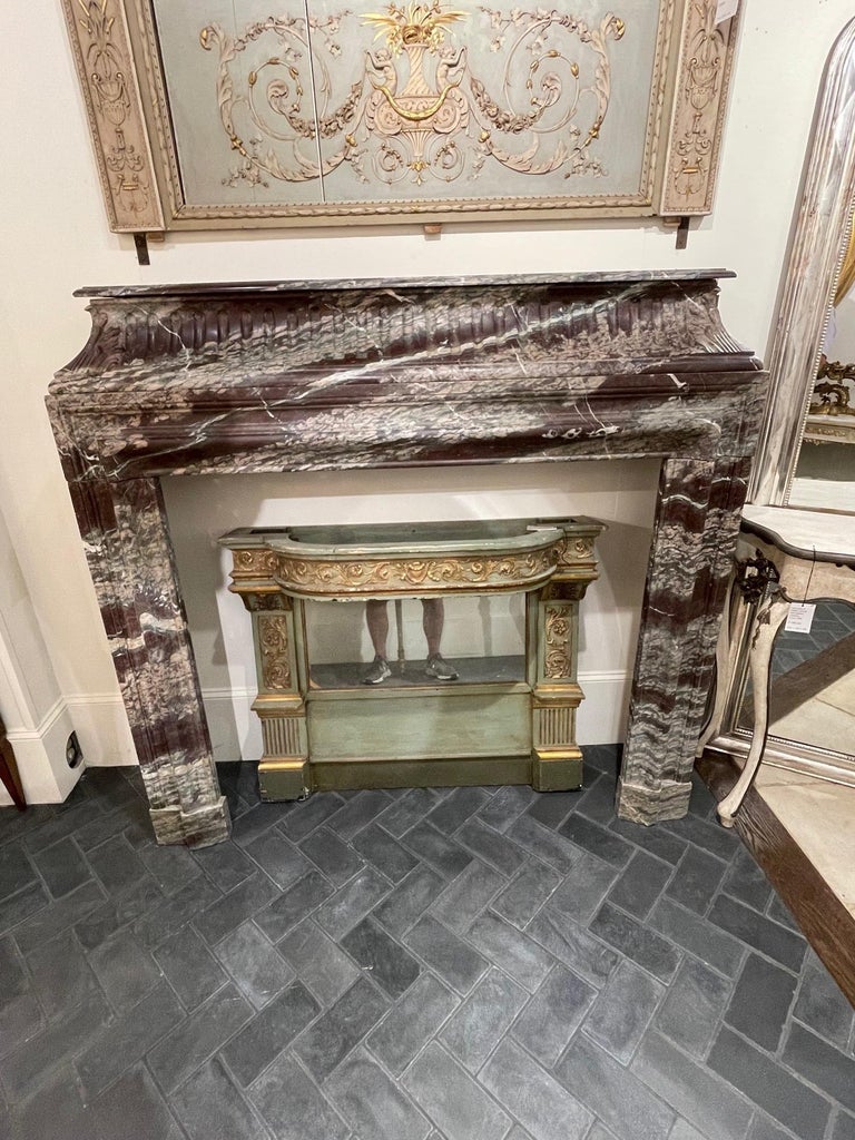 19th Century Napoleon III Marble Mantel at 1stDibs