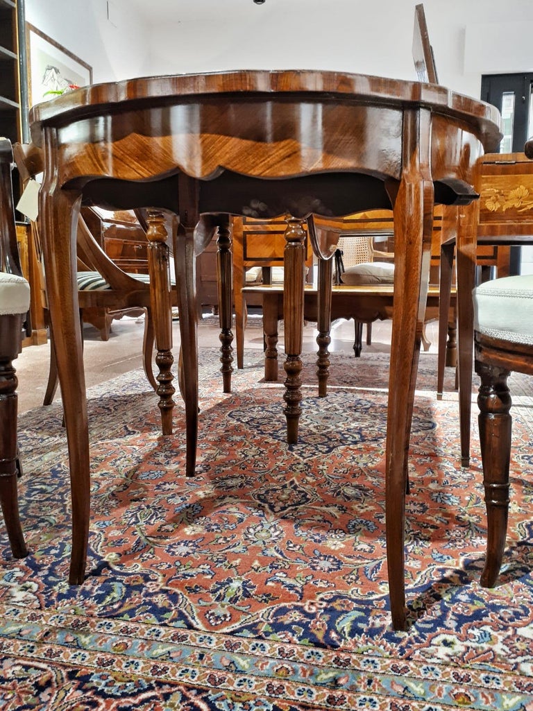 19th Century Napoleon III Walnut Root French Tea Table Restored LAST ...