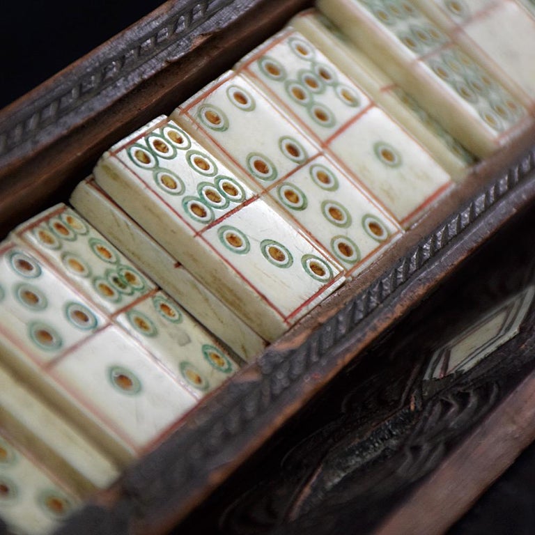 19th Century Napoleonic Prisoner of War Dominos Set at 1stDibs