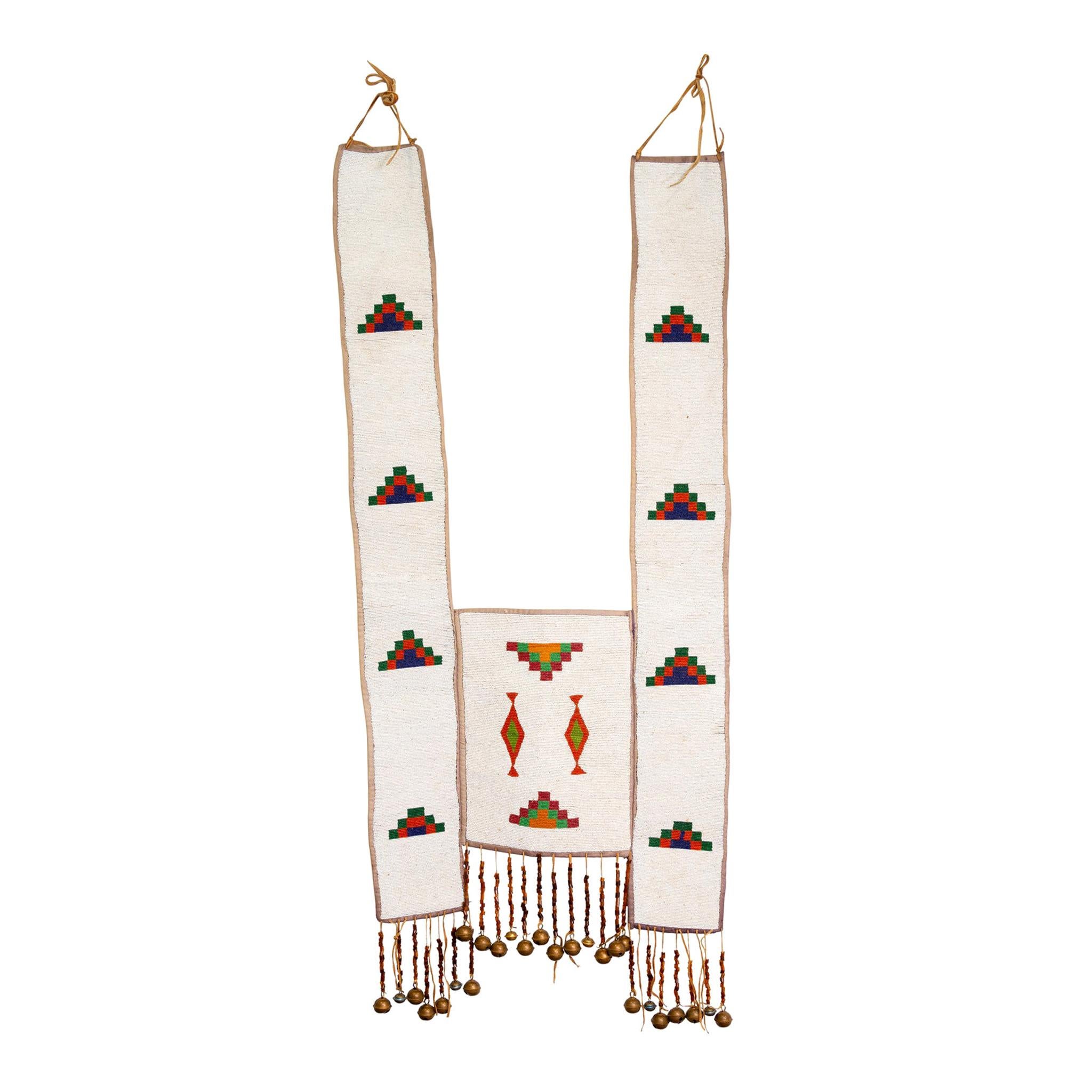 Fine Native American Ojibwe Beaded Pipe Bag, 19th Century For Sale at ...