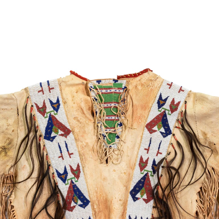 19th Century Native Sioux Beaded War Shirt For Sale at 1stDibs | sioux ...