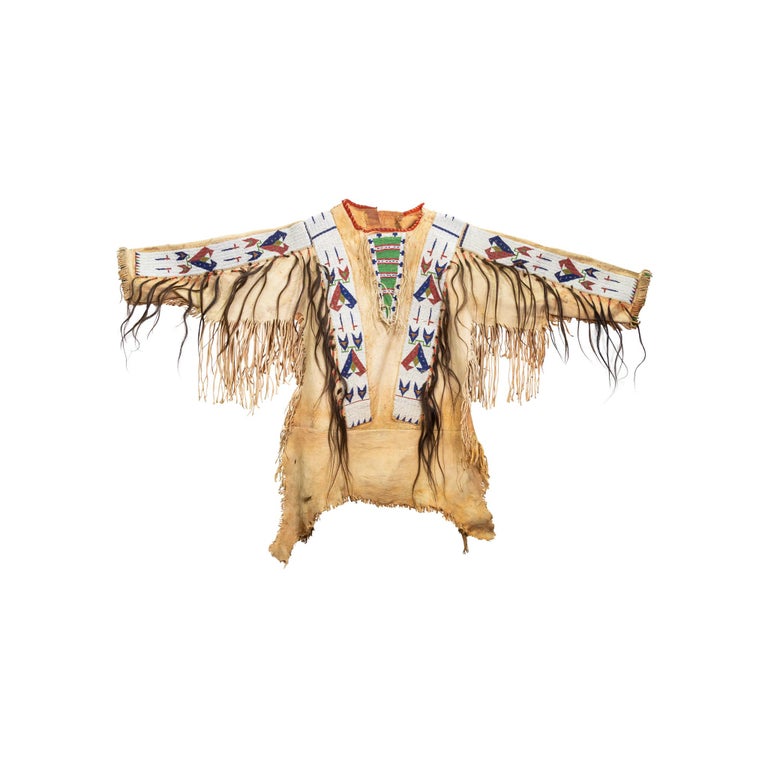 19th Century Native Sioux Beaded War Shirt For Sale at 1stDibs | sioux ...