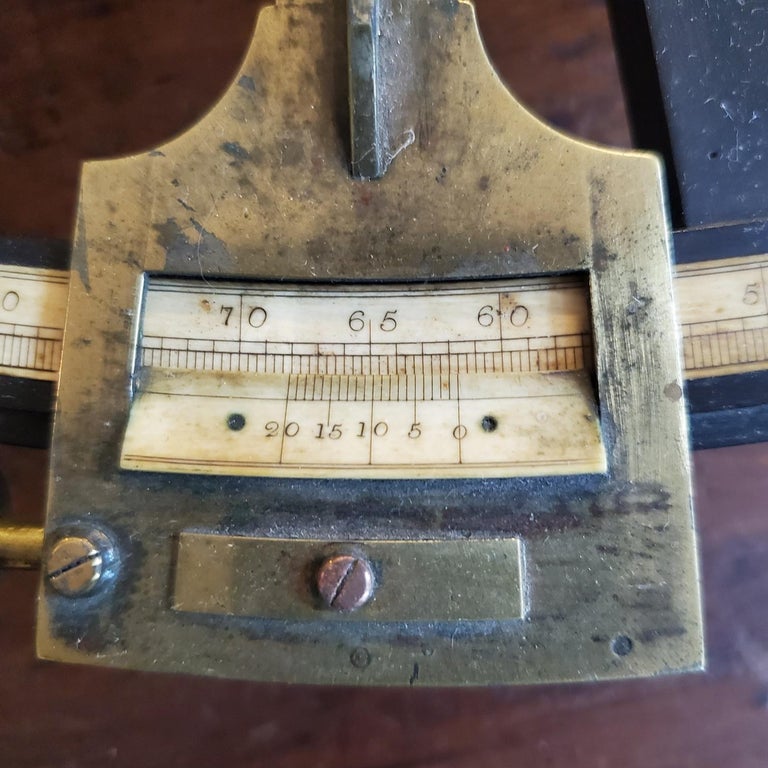 19th Century Naval Navigational Octant by Crichton 'London' in Original ...