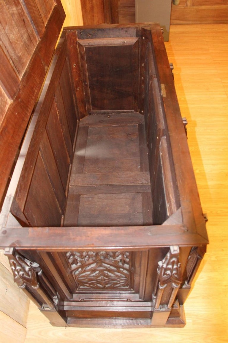 19th Century Neo-Gothic Chest Inspired by a Model from the Museum of ...