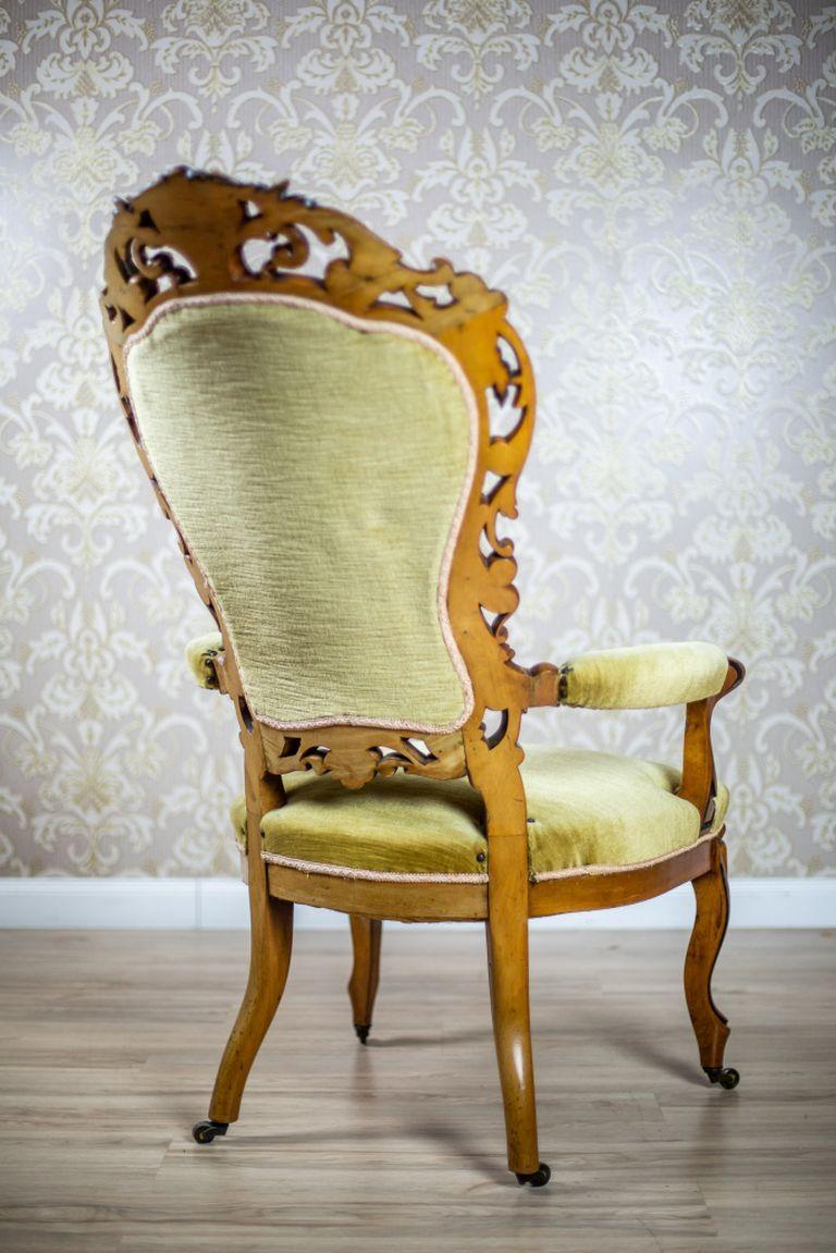 19th Century Neo-Rococo Walnut Armchair For Sale at 1stDibs | neo ...