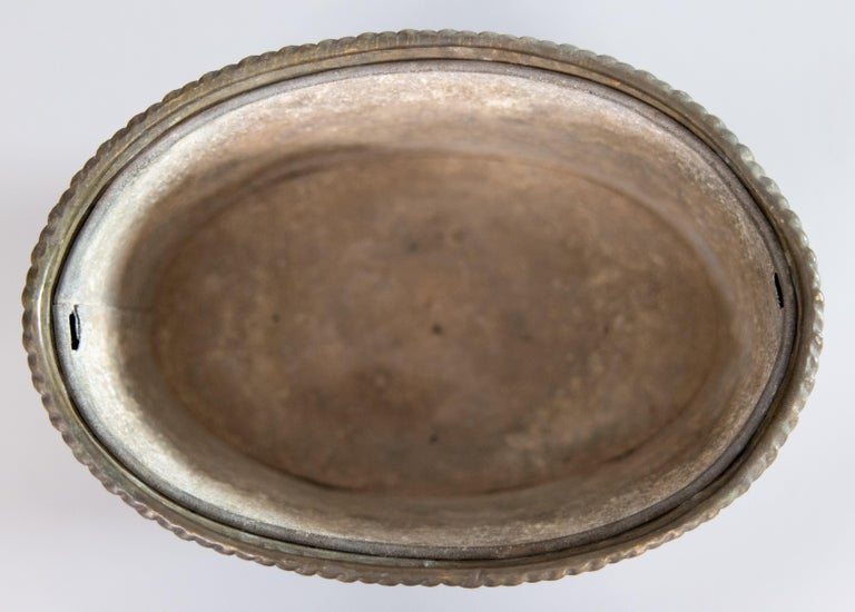 19th-Century Neoclassical French Brass Repoussé Jardiniere Cache Pot ...