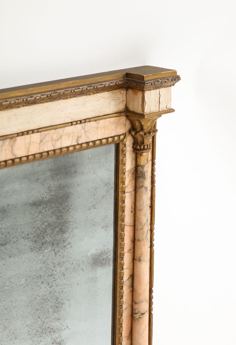 19th Century Neoclassical Marble Inlaid Bilbao Wall Mirror For Sale at ...