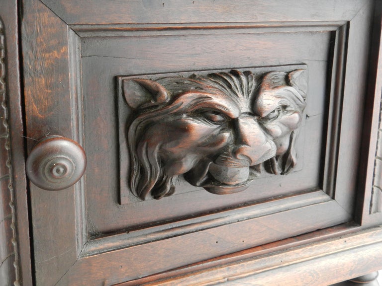 19th Century Nightstand Side Cabinet Bedside Table Gothic Revival at ...