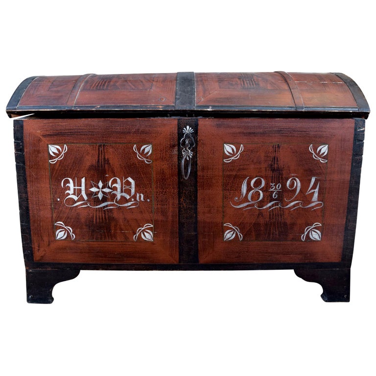 19th Century Northern European Trunk For Sale at 1stDibs