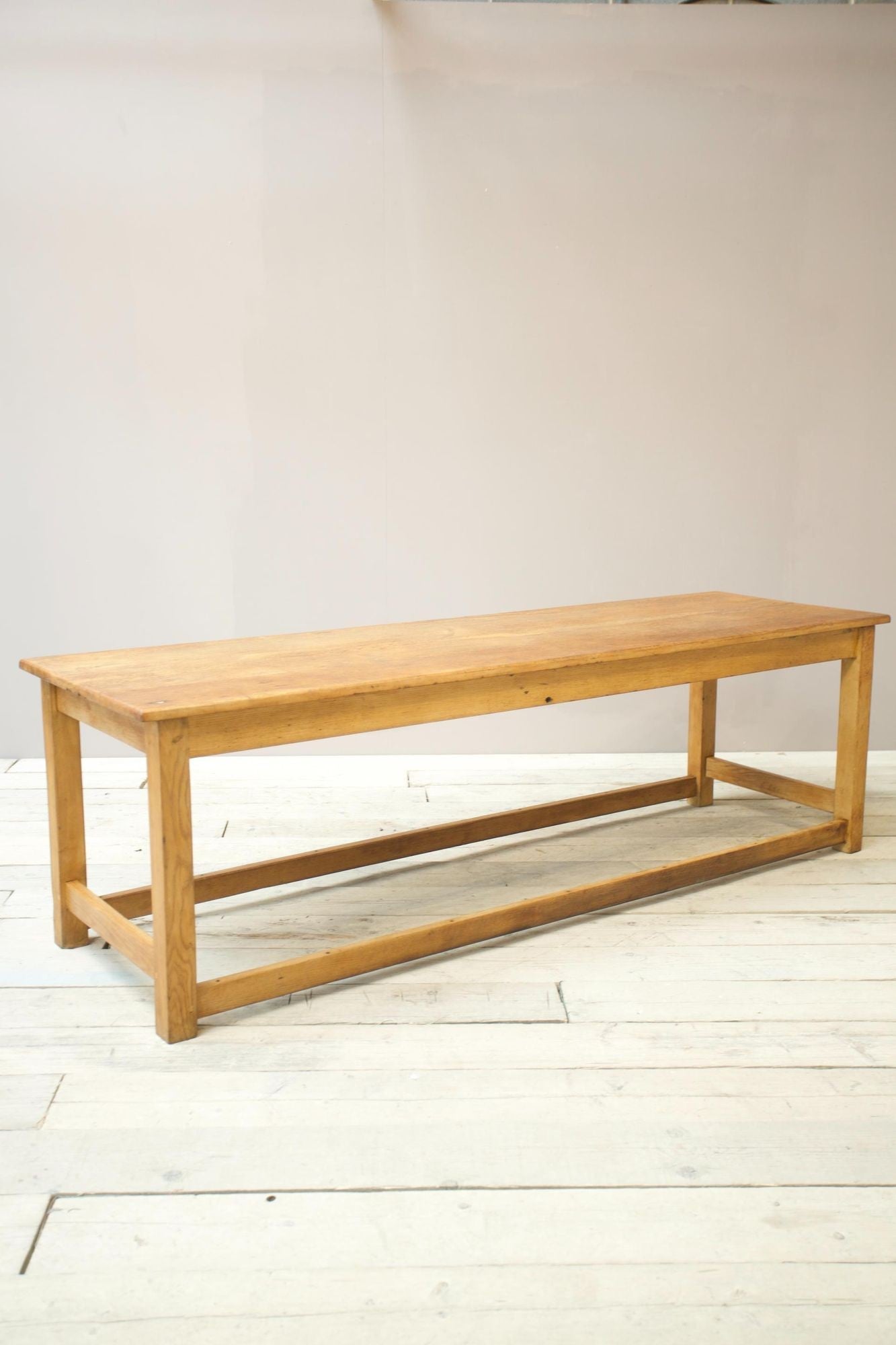 19th Century Oak Bakers Table For Sale at 1stDibs