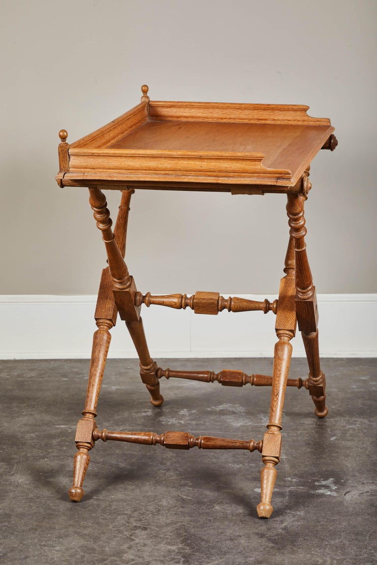 19th Century Oak Butler’s Tray Table at 1stDibs