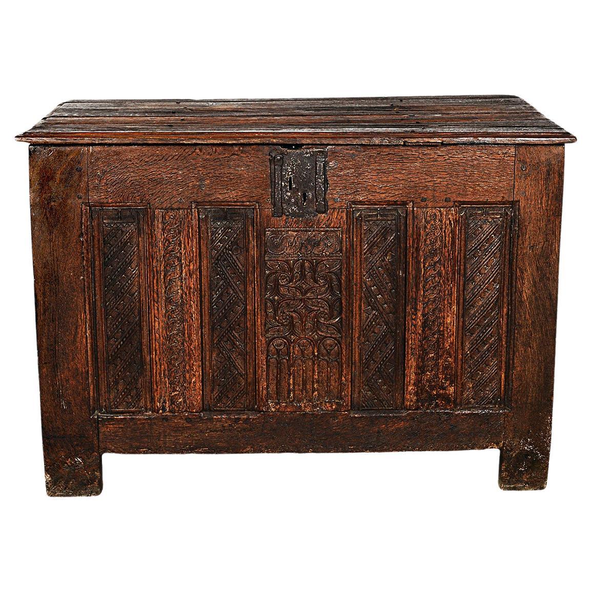 17th Century Tudor Oak Chest at 1stDibs | tudor chest