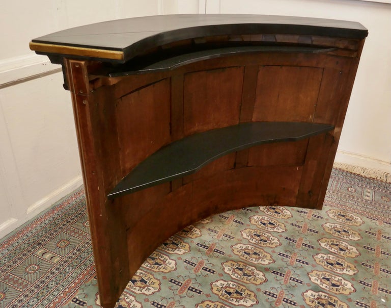 19th Century Oak Courtroom Dock, Restaurant Reception Greeting Station ...