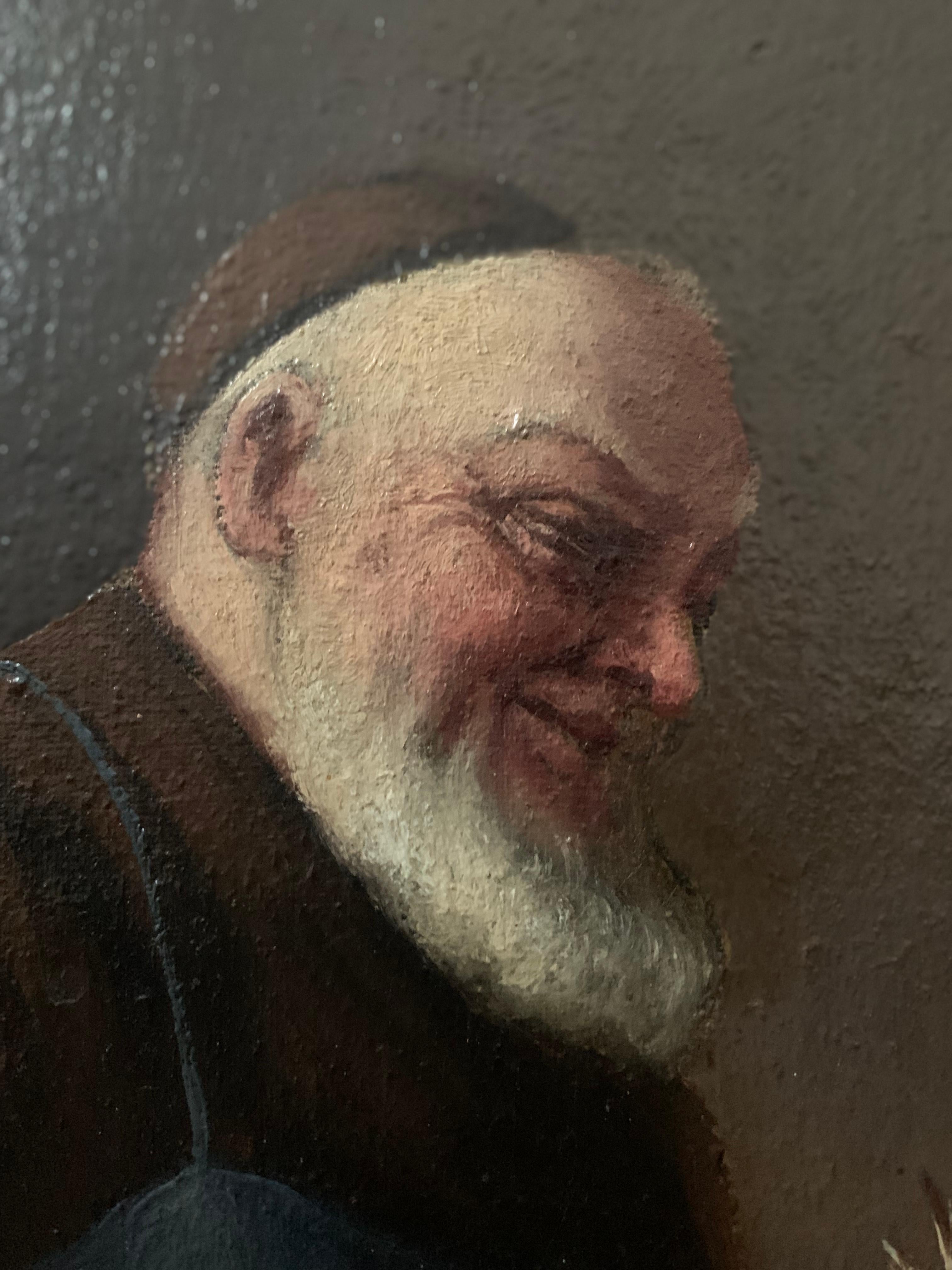 19th Century Oil Marouflé Painting H. Hartwich at 1stDibs