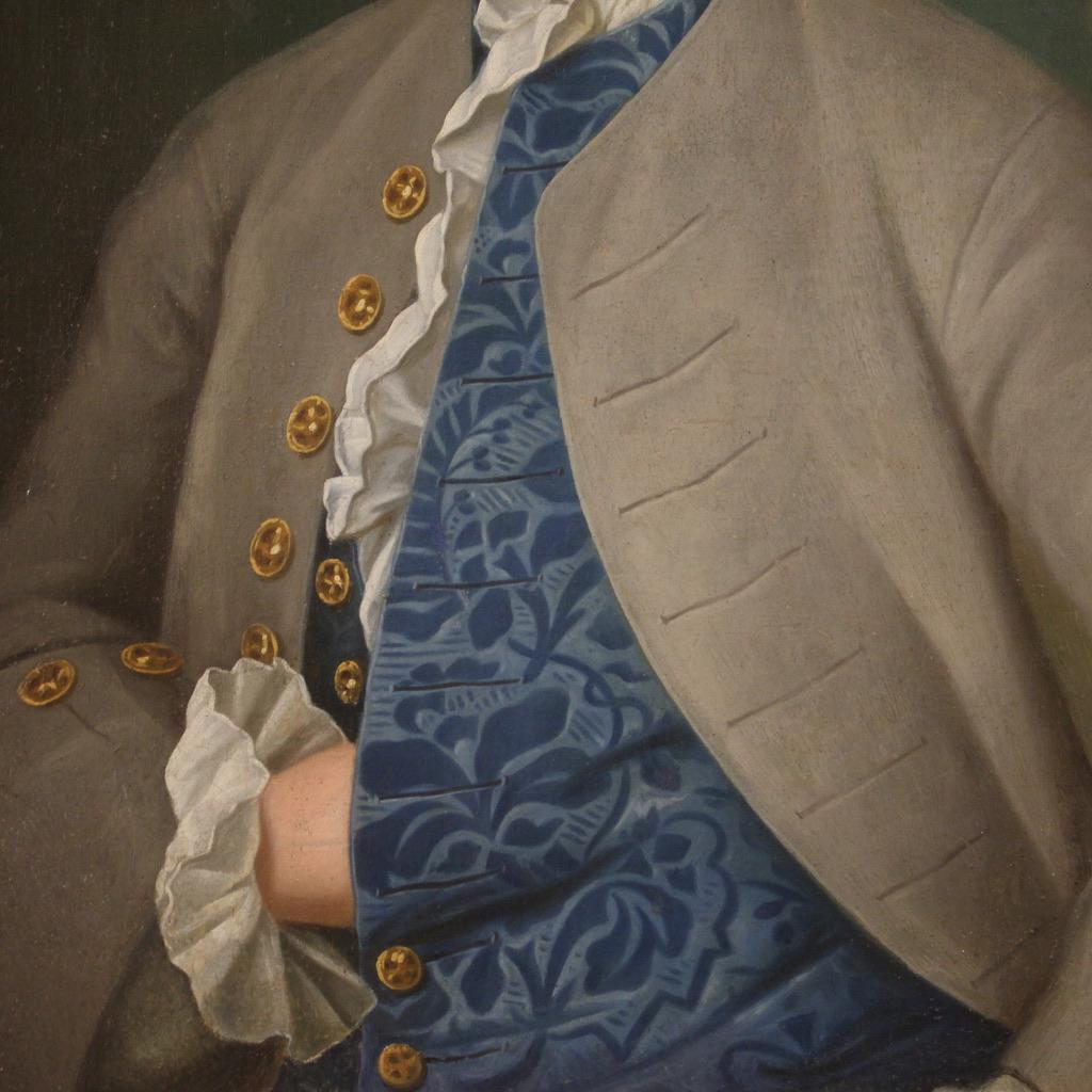 19th Century Oil on Canvas Austrian Painting Gentleman Portrait, 1870 ...