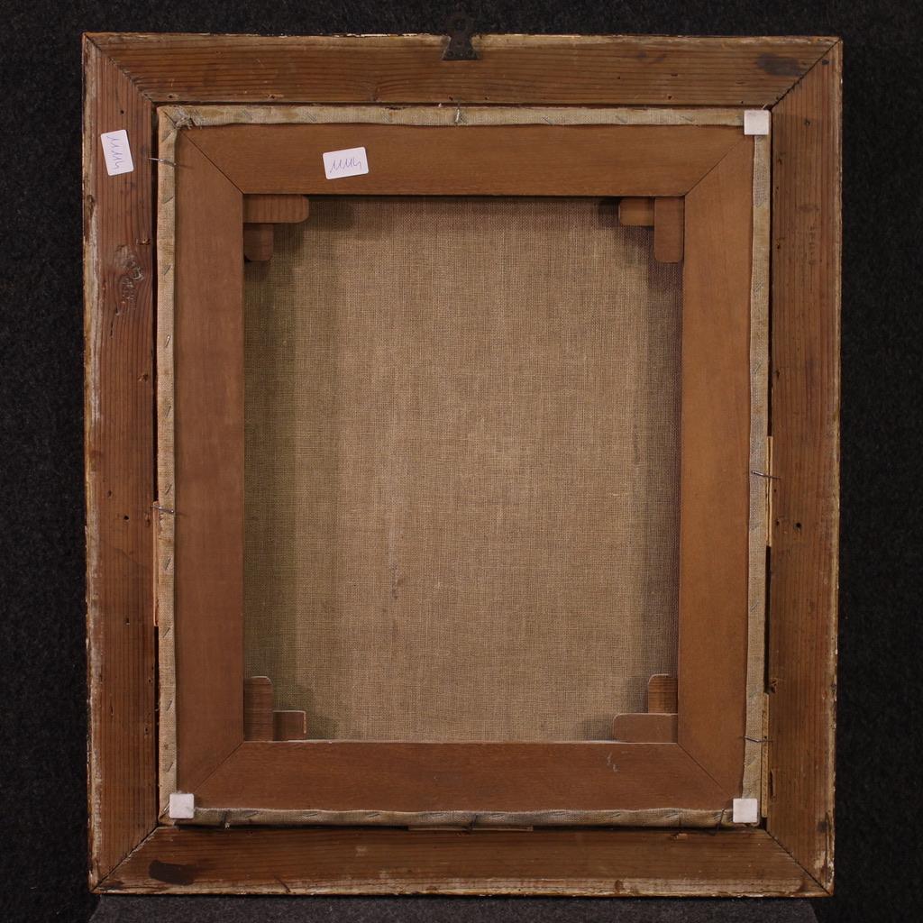 19th Century Oil on Canvas Italian Antique Religious Painting Madonna ...