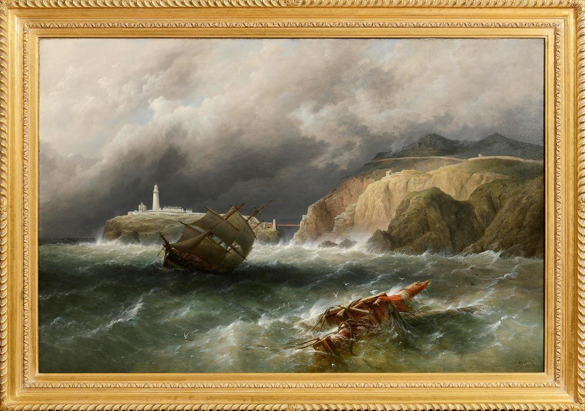 19th Century Oil on Canvas Painting by Richard Brydges Beechey HRHA ...