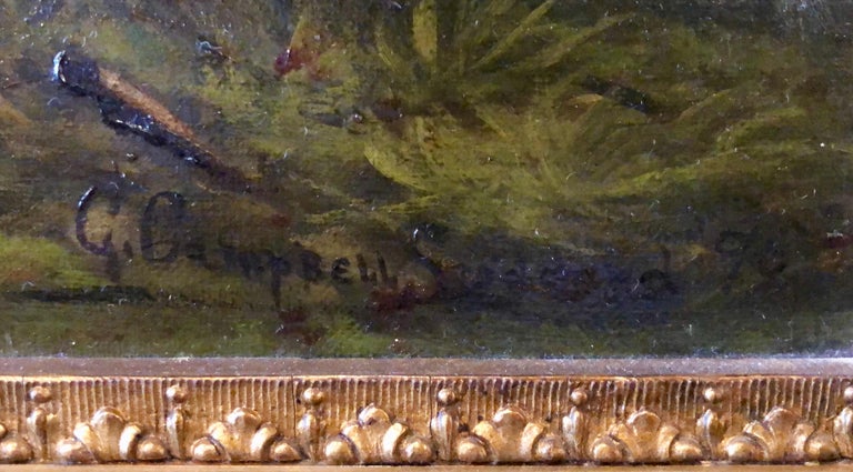 19th Century Oil on Canvas Signed G. Campbell Stoddard Dated 1896 For ...