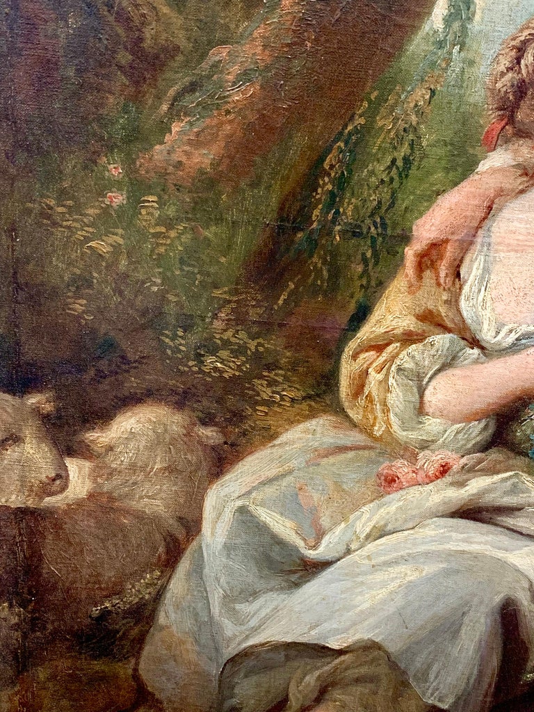 19th Century Oil Painting on Canvas after Francois Boucher For Sale at ...