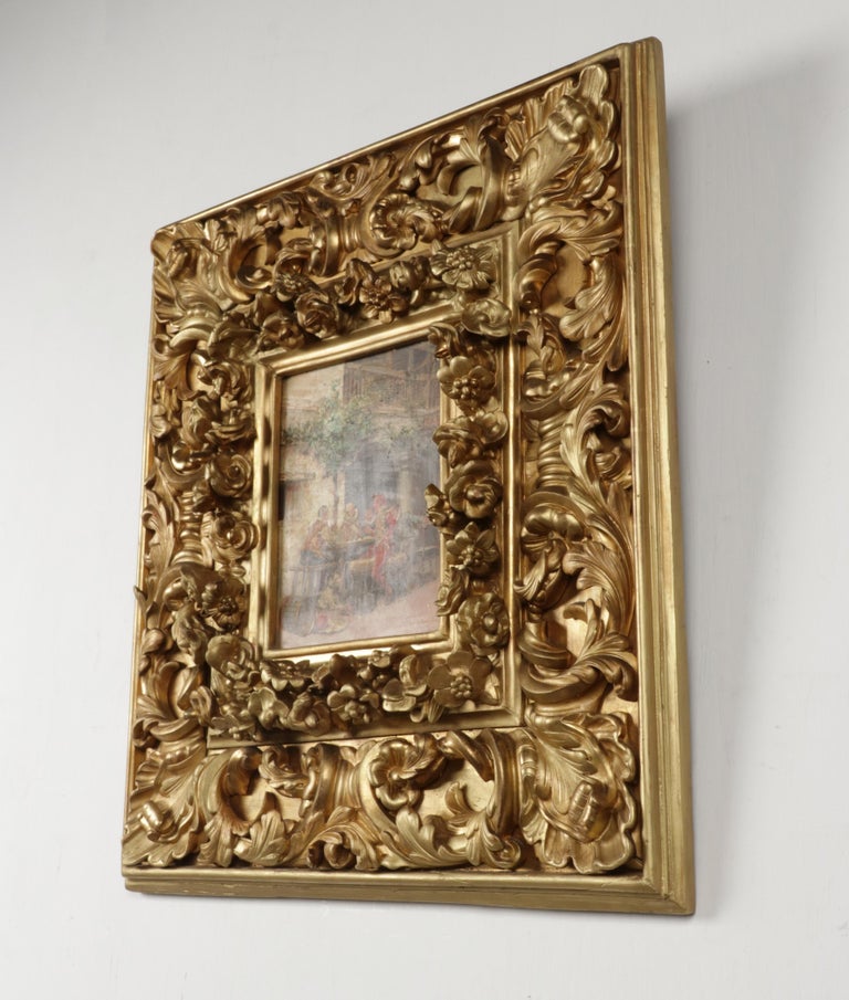 19th Century Oilpainting in Renaissance Style by J. Llaneces with ...