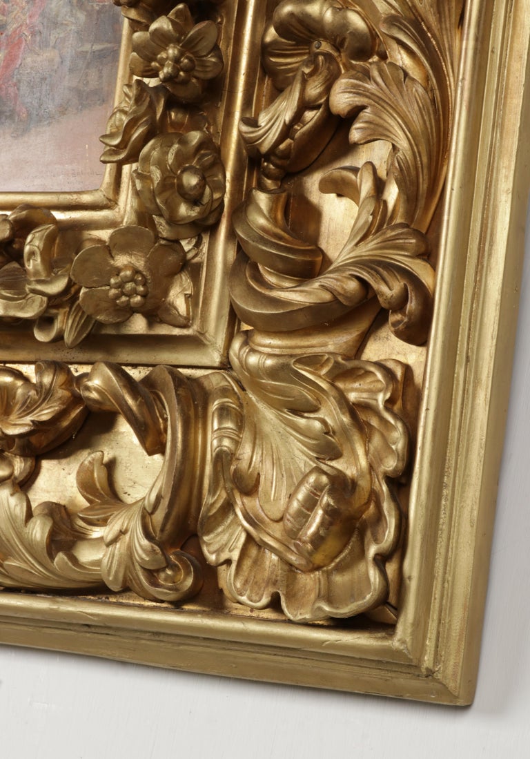 19th Century Oilpainting in Renaissance Style by J. Llaneces with ...