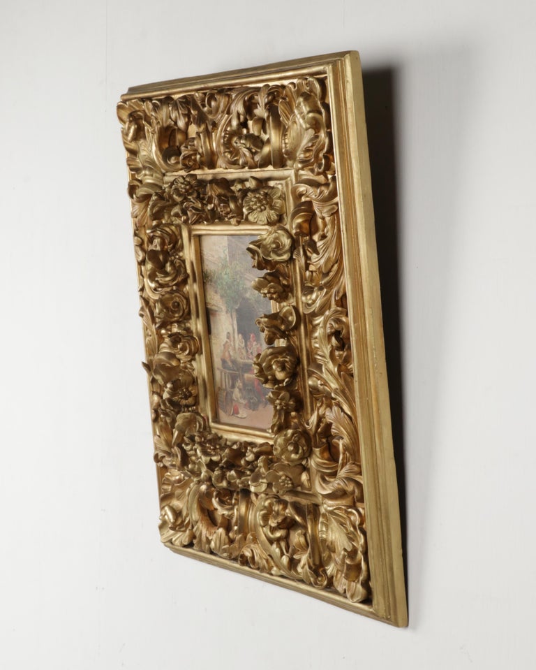 19th Century Oilpainting in Renaissance Style by J. Llaneces with ...