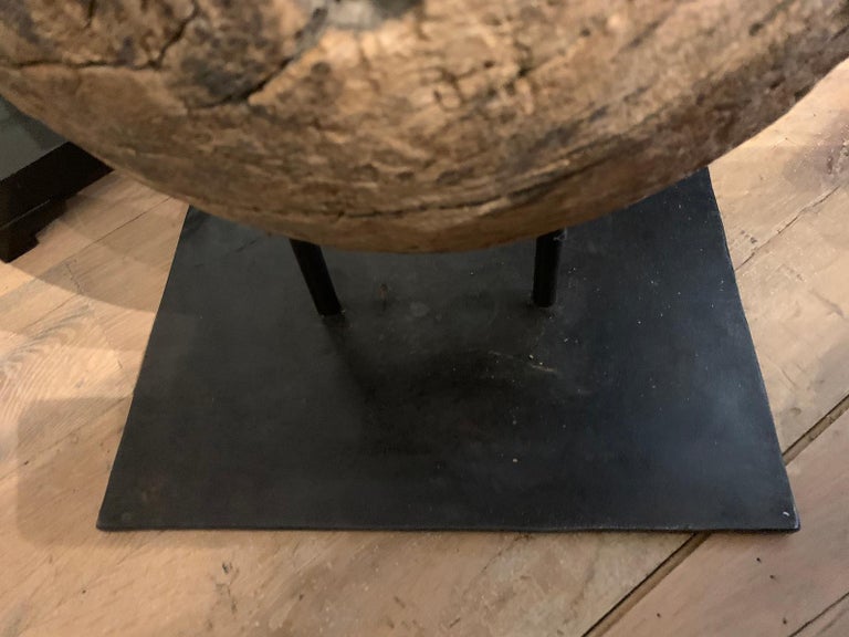 19th Century or Earlier Wooden Wheel on Custom Base at 1stDibs