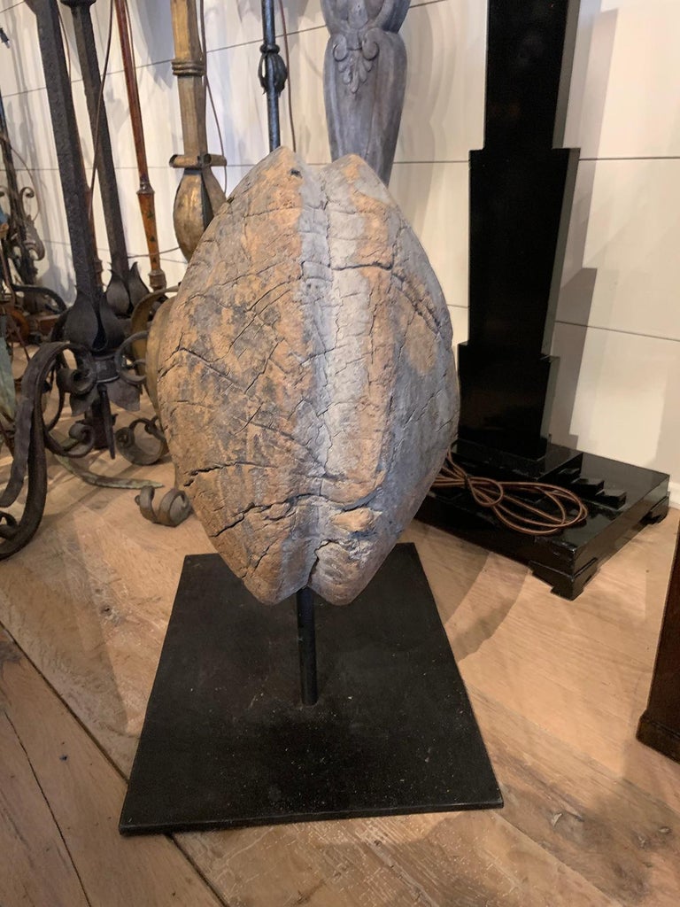 19th Century or Earlier Wooden Wheel on Custom Base at 1stDibs