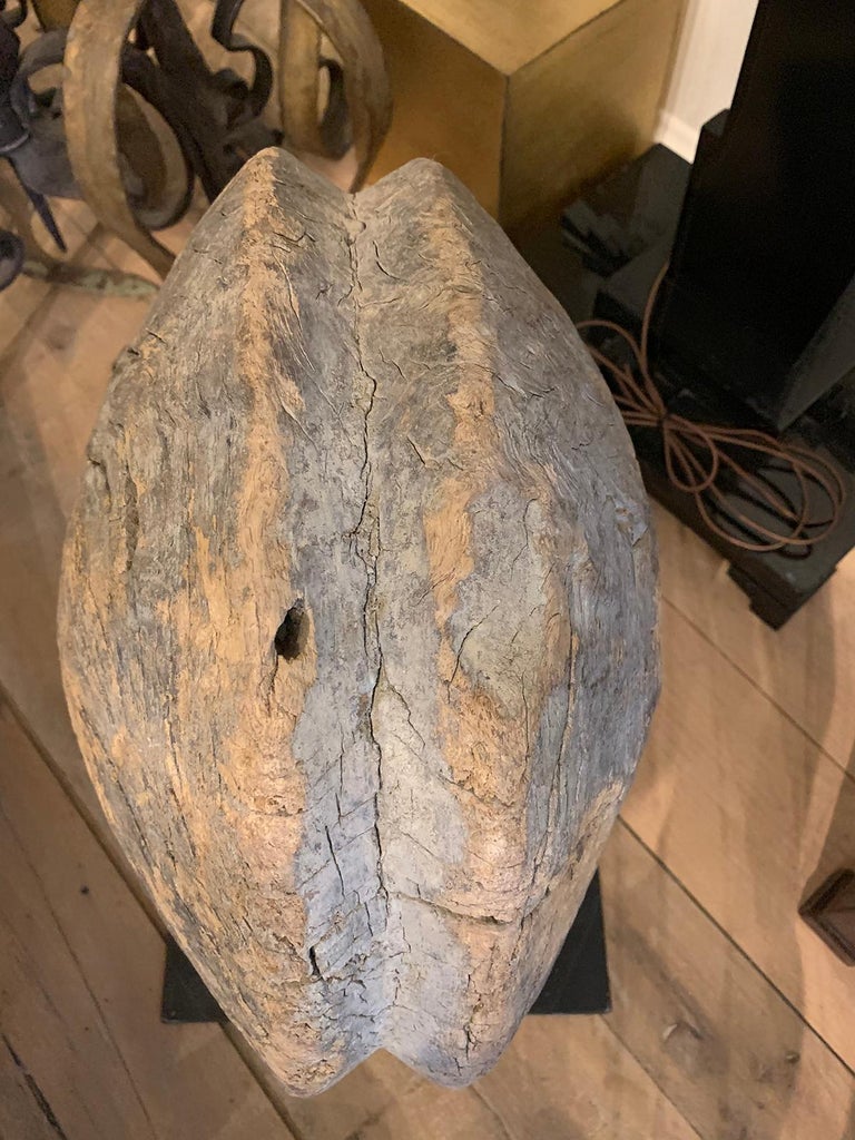 19th Century or Earlier Wooden Wheel on Custom Base at 1stDibs
