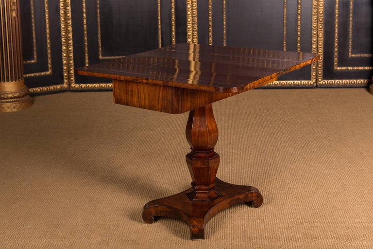 19th Century Original Biedermeier Game Table circa 1835 with Mahogany ...