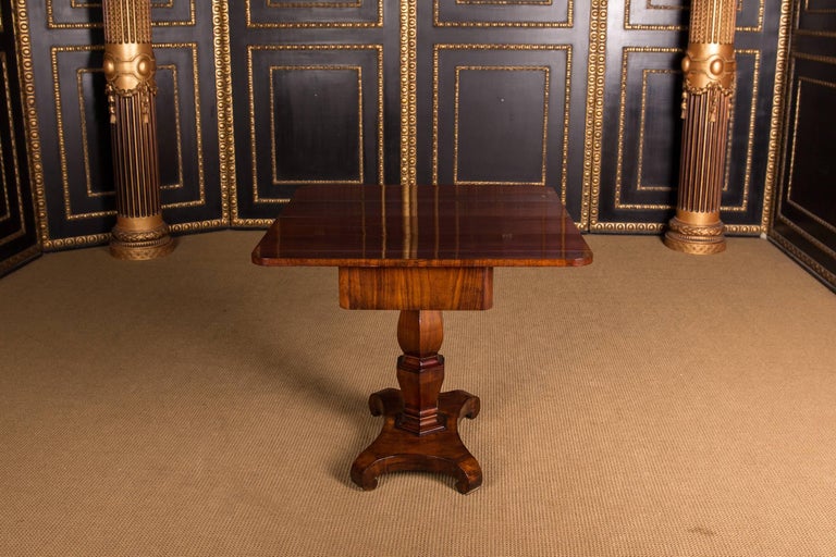 19th Century Original Biedermeier Game Table circa 1835 with Mahogany ...