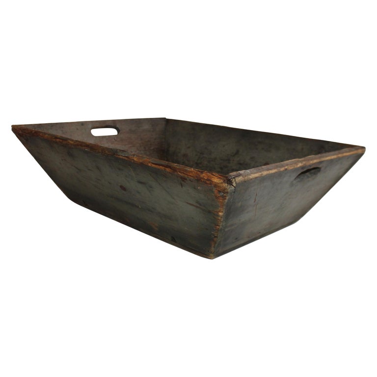 19th Century Original Grey Painted Dough Tray For Sale at 1stDibs ...